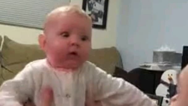 Video: Watch a baby get incredibly scared by a noisy hoover