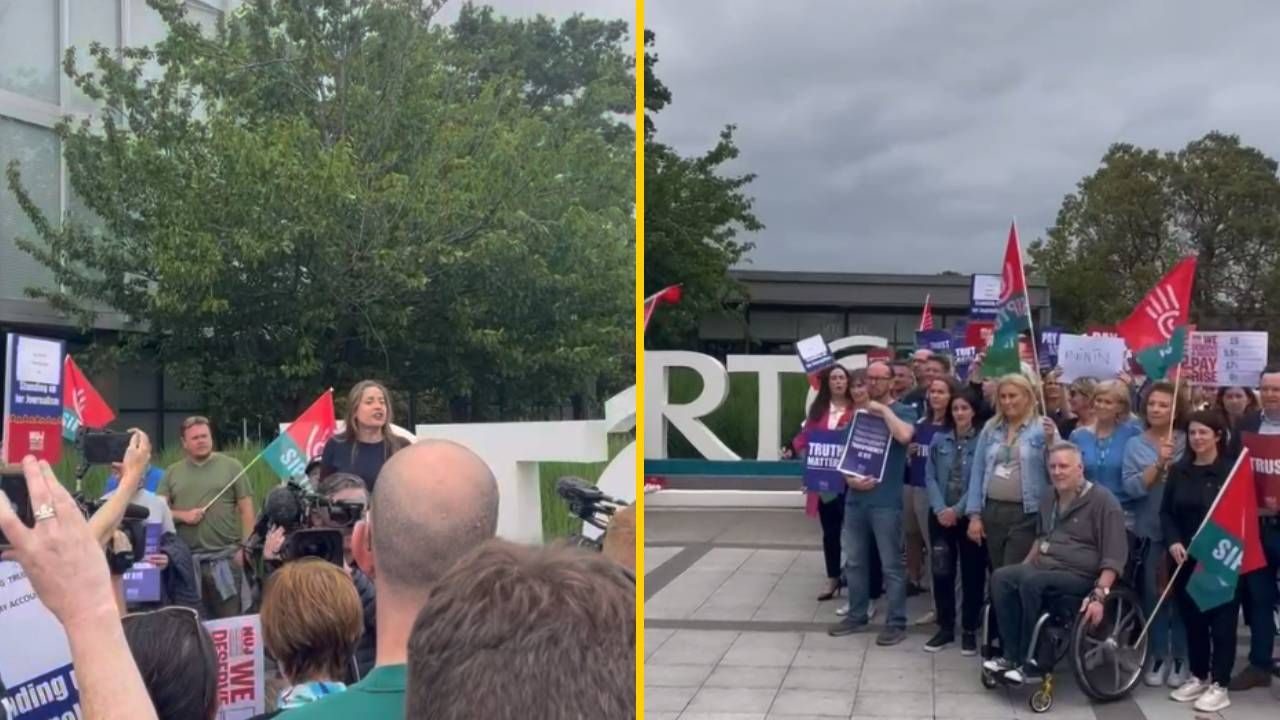 RTÉ staff stage protest amid payments controversy