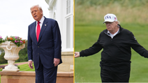 Donald Trump dubbed 'commander in cheat' after golf caddy appears to ...